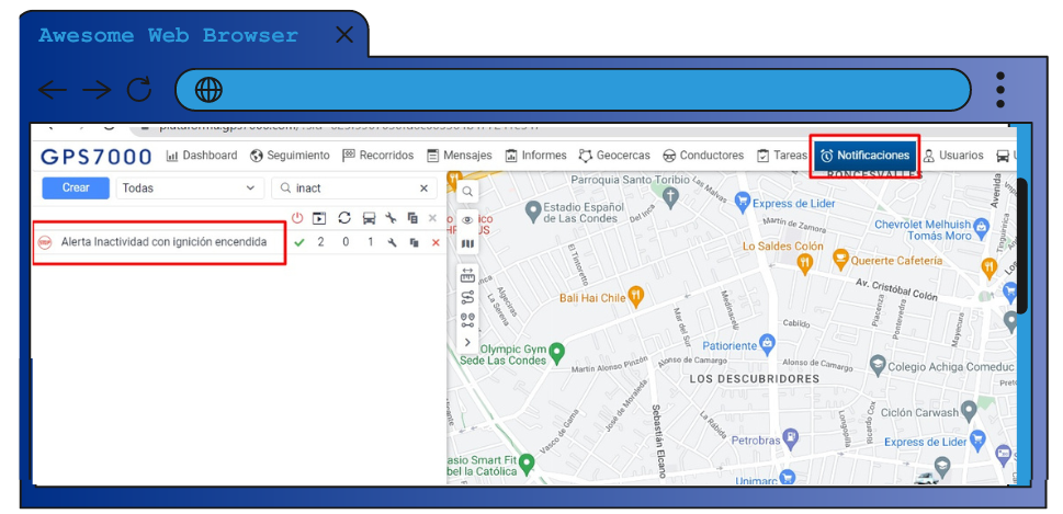 ¡Controla el ralentí de tus vehículos y genera ahorros! - GPS7000 Chile